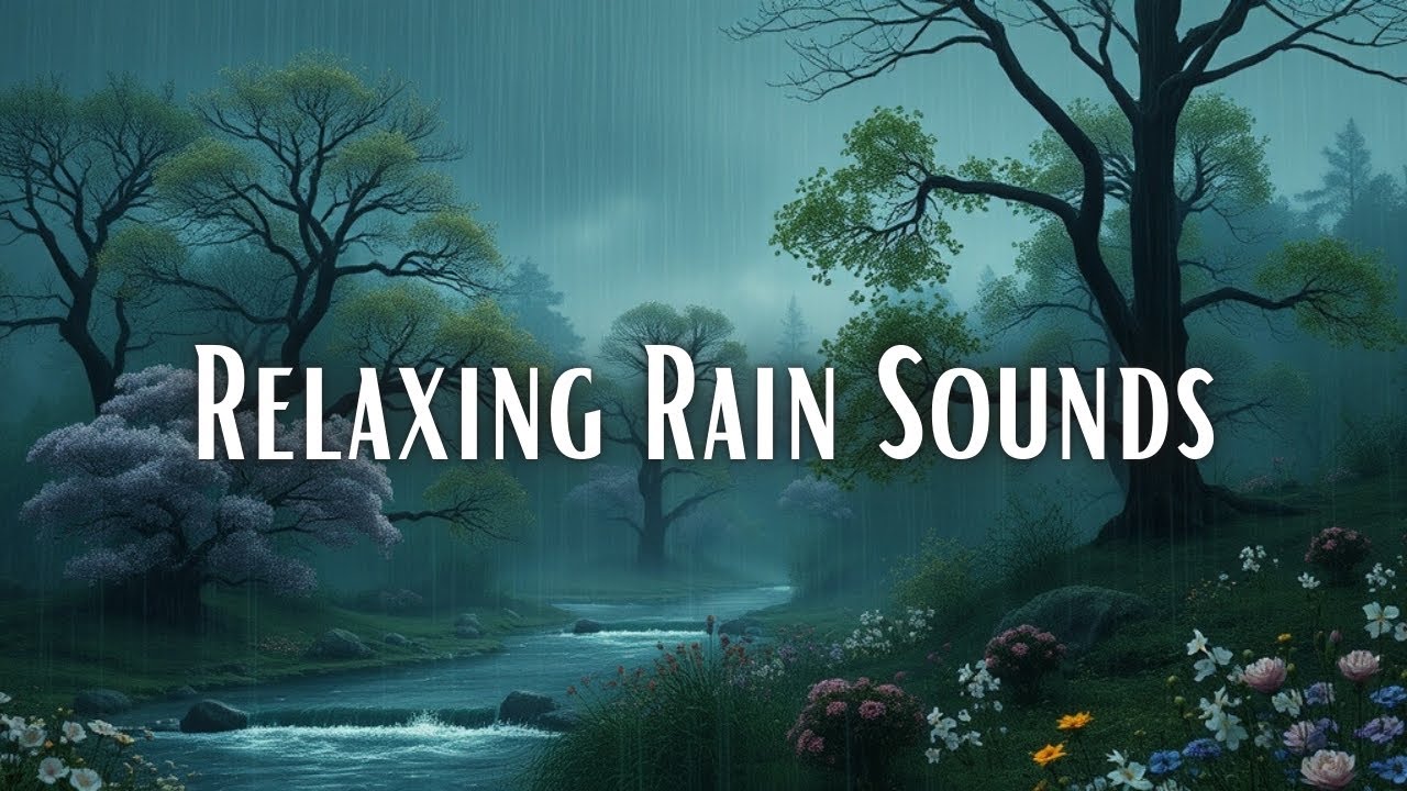 Relaxing Rain Sounds | Heavy Rain for Sleep, Study & Meditation (3 ...