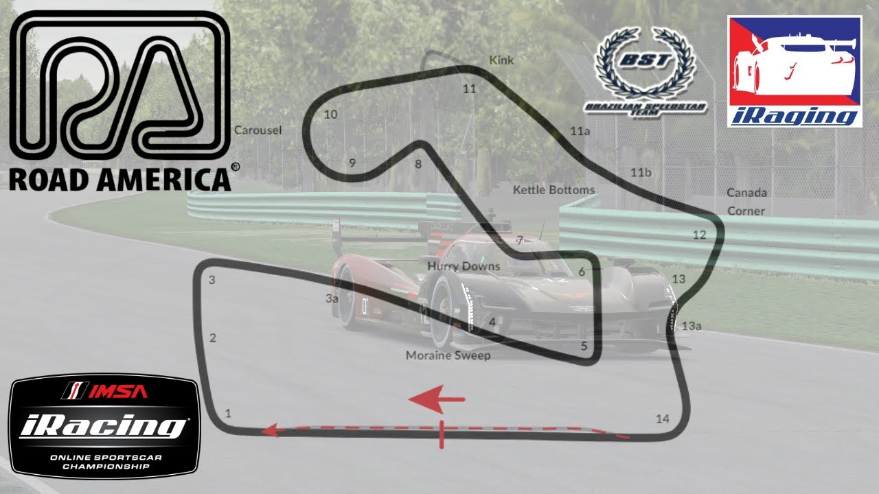 IMSA em Road America [RACE 2] - YouTube