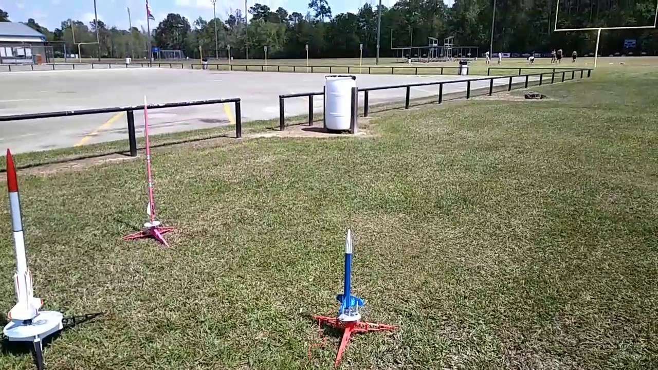 Launch of the Estes Sky Warrior - YouTube