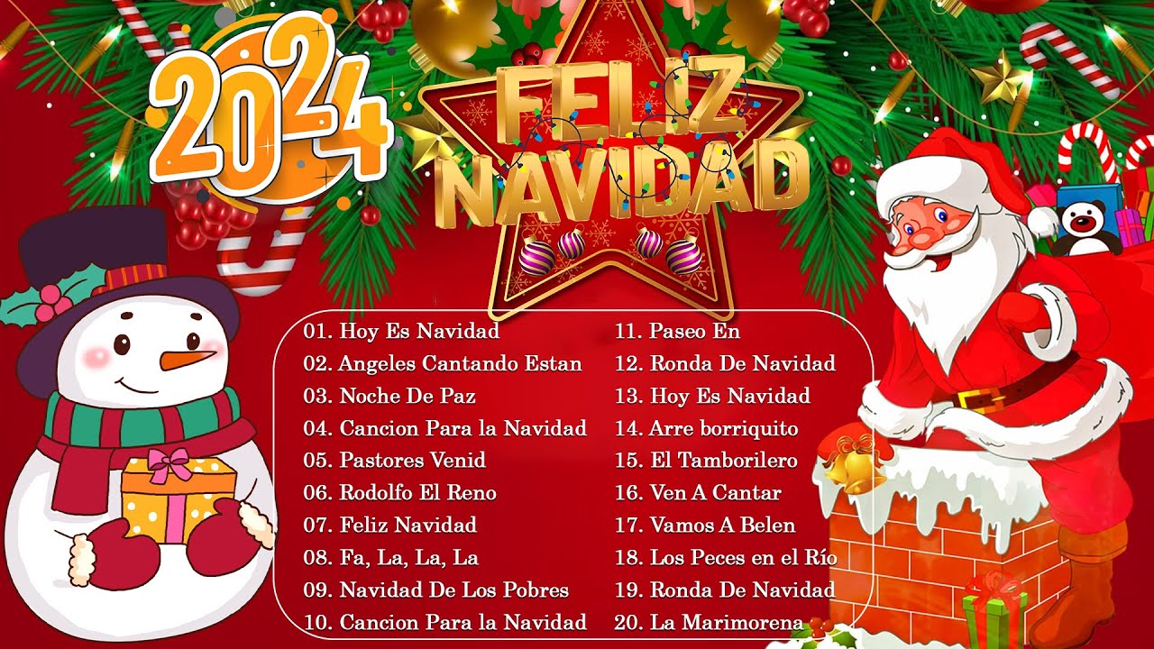 LAS MEJORES ÉXITOS VILLANCICOS NAVIDEÑOS 🎅 MÚSICA DE NAVIDAD EN ESPAÑOL ...