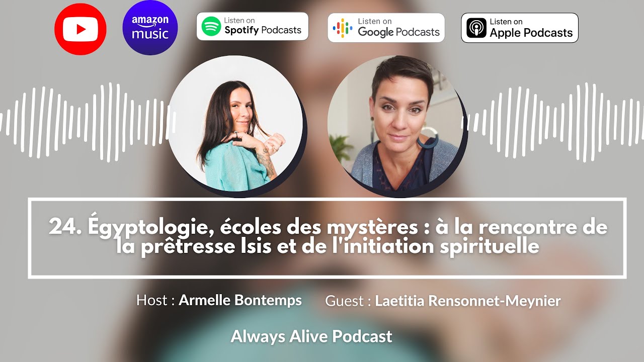 24. Égyptologie, La prêtresse ISIS et l'initiation spirituelle avec ...