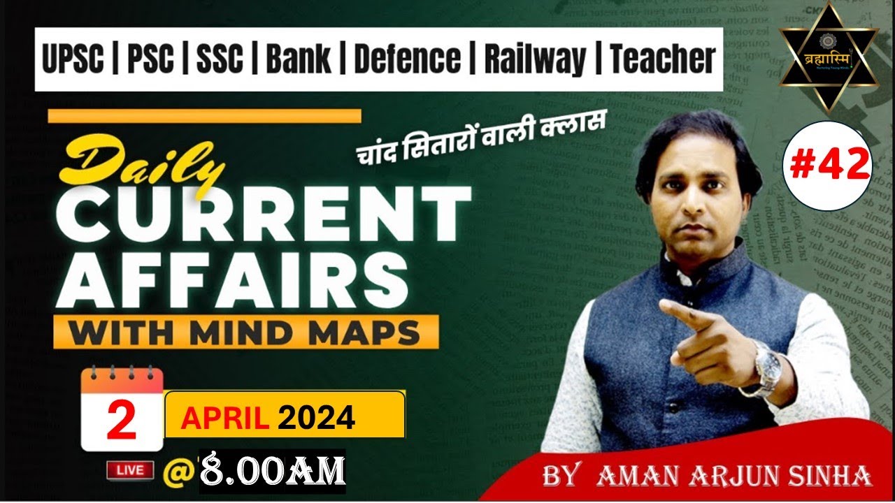 2 APRIL 2024 Current Affairs | Current Affairs Today for all ...