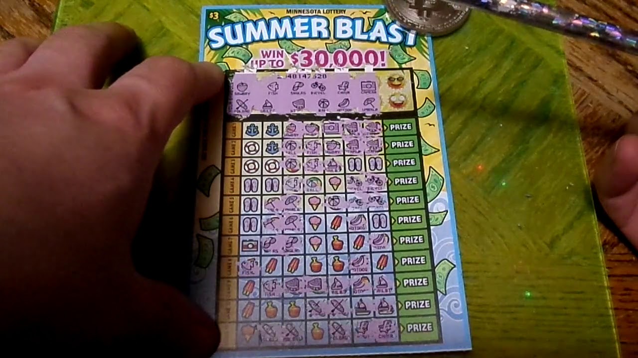 Scratch Off Lottery Summer Blast Minnesota Part 2 - YouTube