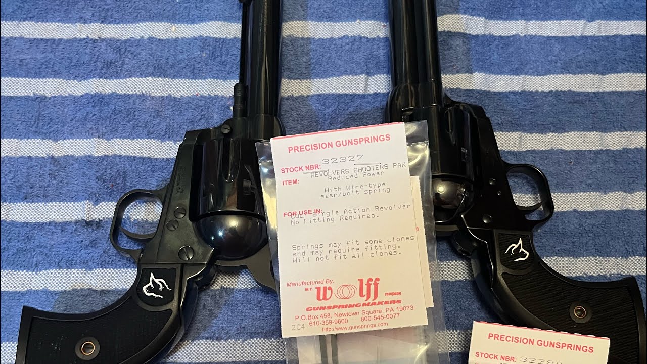 Putting a Wolff spring kit in a Taurus Deputy - YouTube