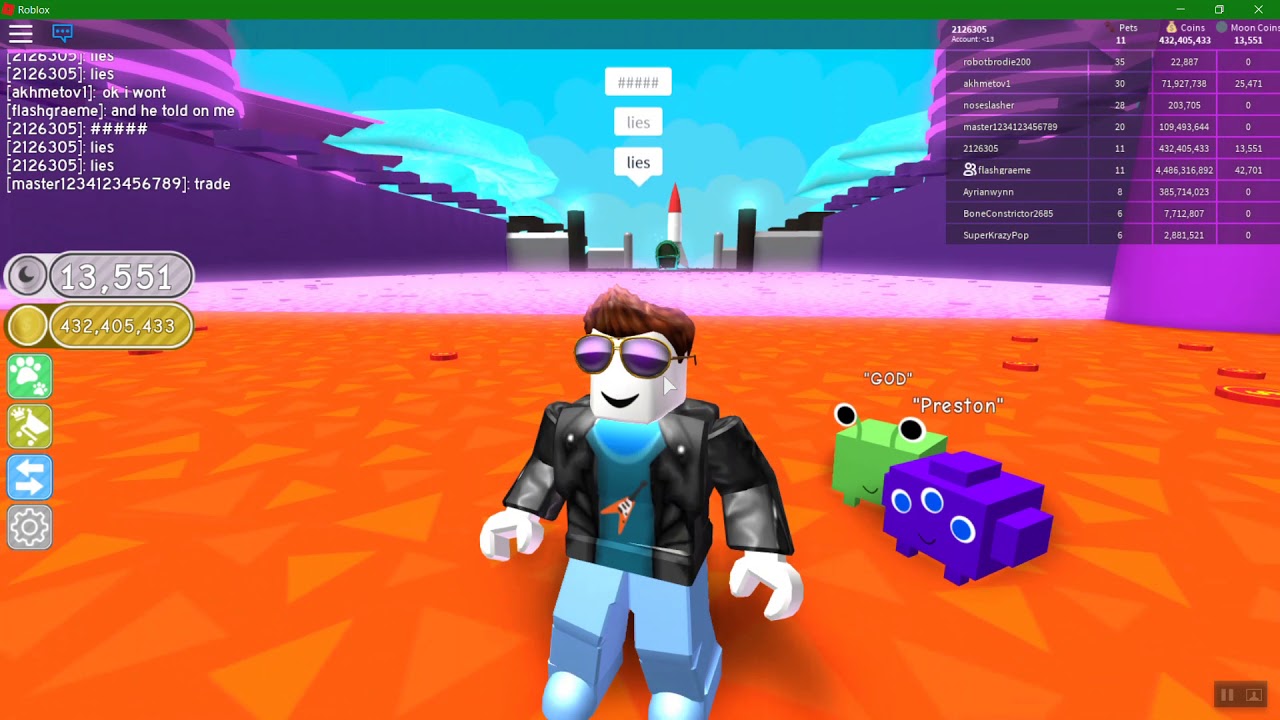 Pet simulator space - YouTube