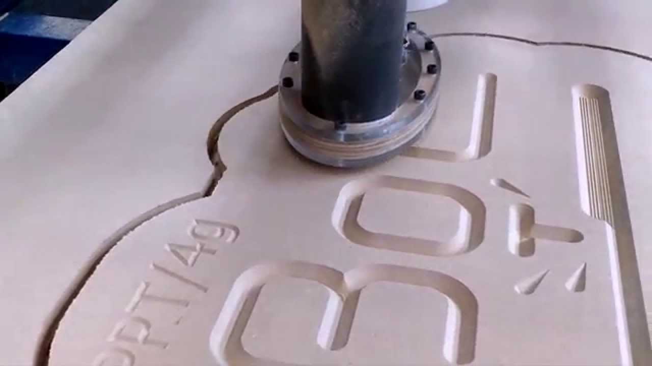 V-Carving SHOPBOT Sign Part 4 - YouTube