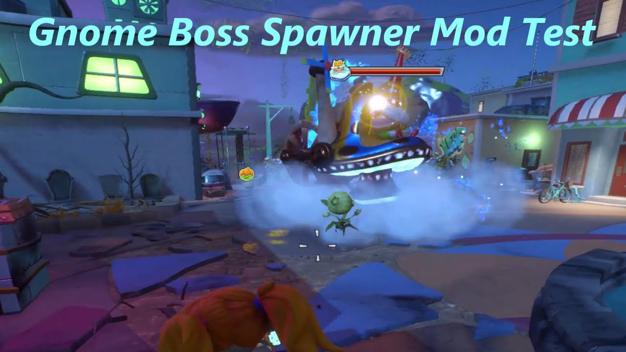 Plants vs. Zombies Garden Warfare 2: Gnome Boss Spawner Mod Test - YouTube