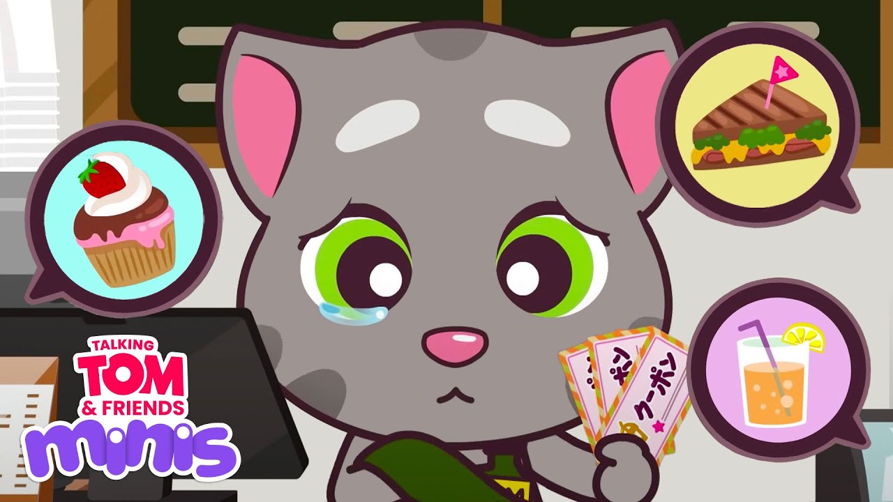 First Job | Part Time Job | Talking Tom & Friends Minis - YouTube