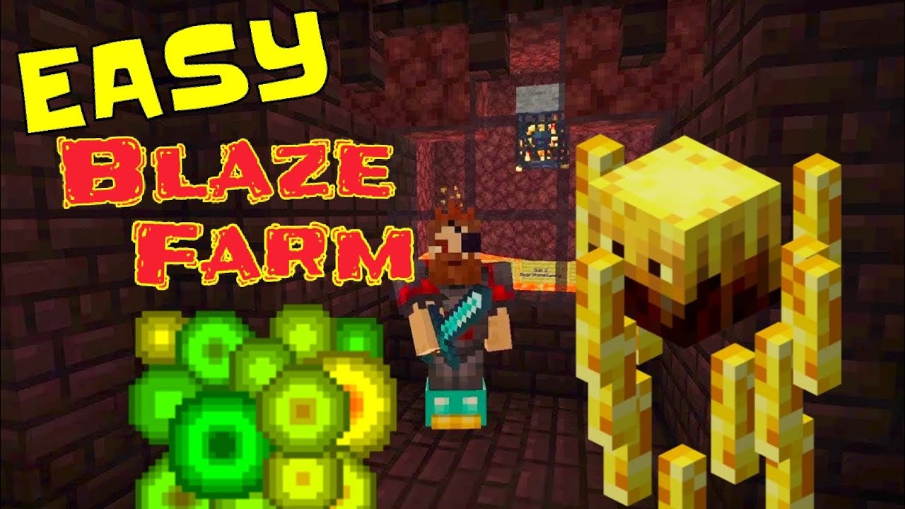 How to Build a Blaze XP Farm in Minecraft Bedrock (Beginner Friendly ...