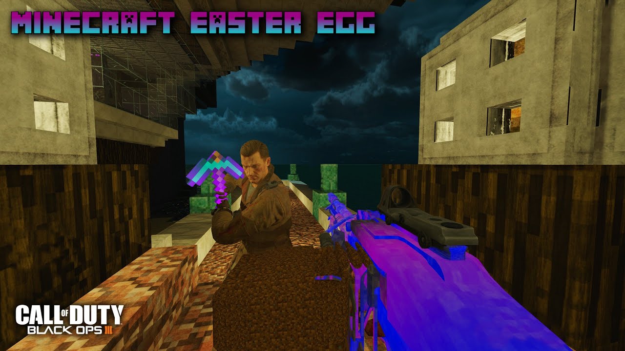 Bo3 New Custom Zombies Minecraft Easter Egg! - YouTube