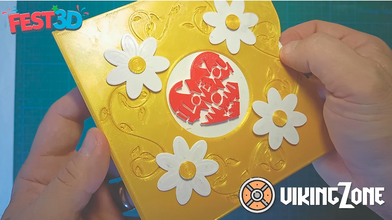 Interactive 3D Mother’s Day Card with Spinning Flowers 🌼 ️ - YouTube