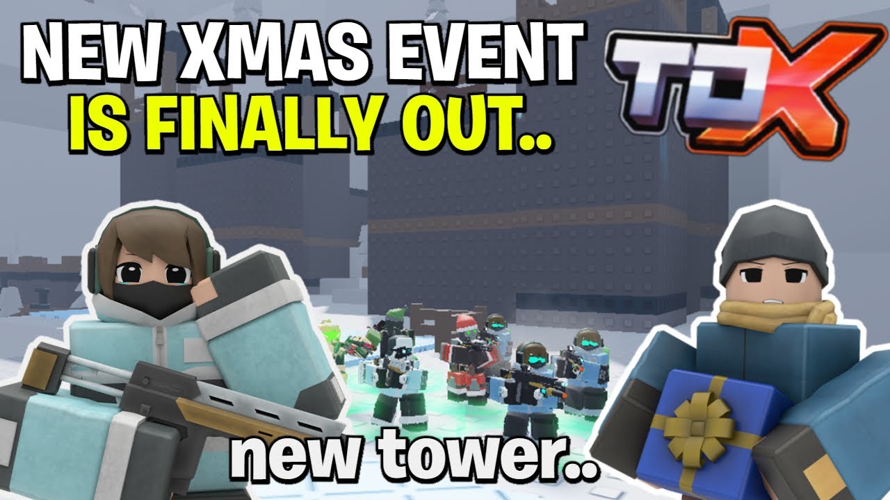 All New XMAS Skins & New Cryo Ranger Tower.. Is She OP? | Roblox Tower ...