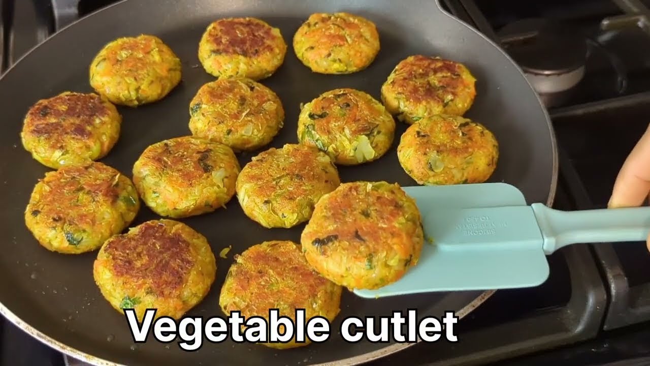 Vegetable cutlet recipe | Easy and quick veg cutlet | Kids lunch box ...