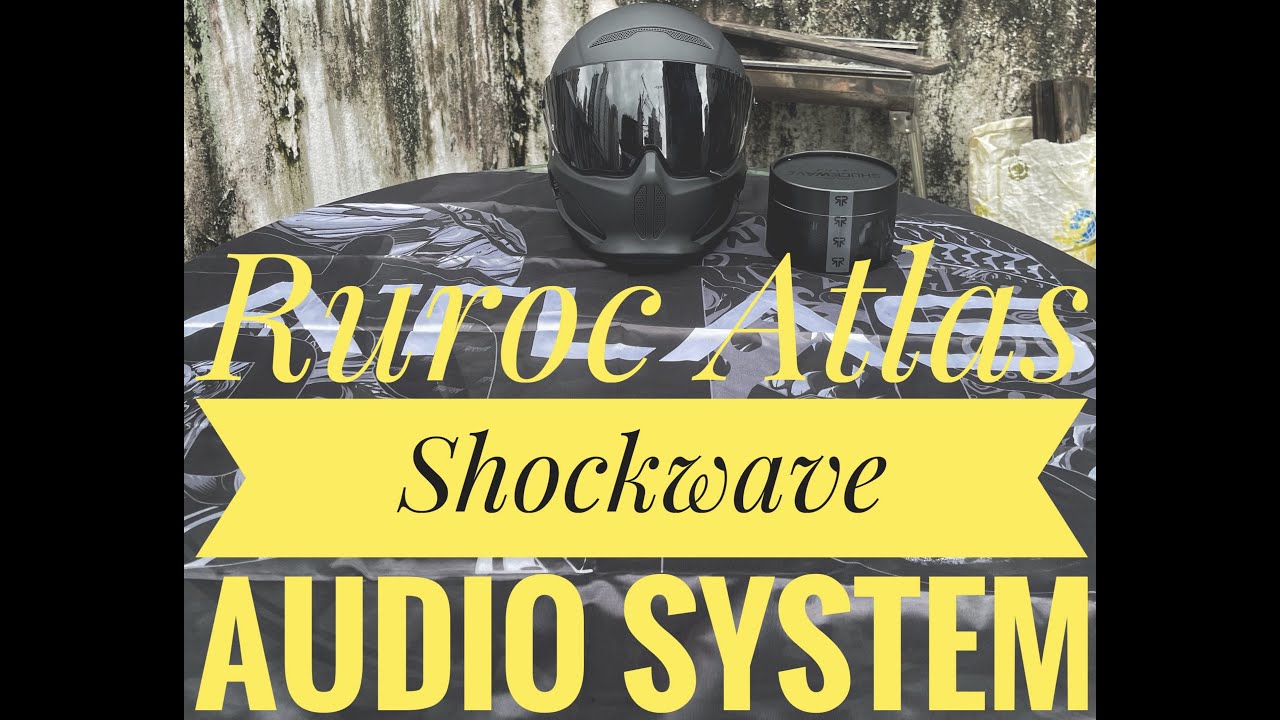 Ruroc atlas 3.0 Shockwave bluetooth Instal-First Look - YouTube