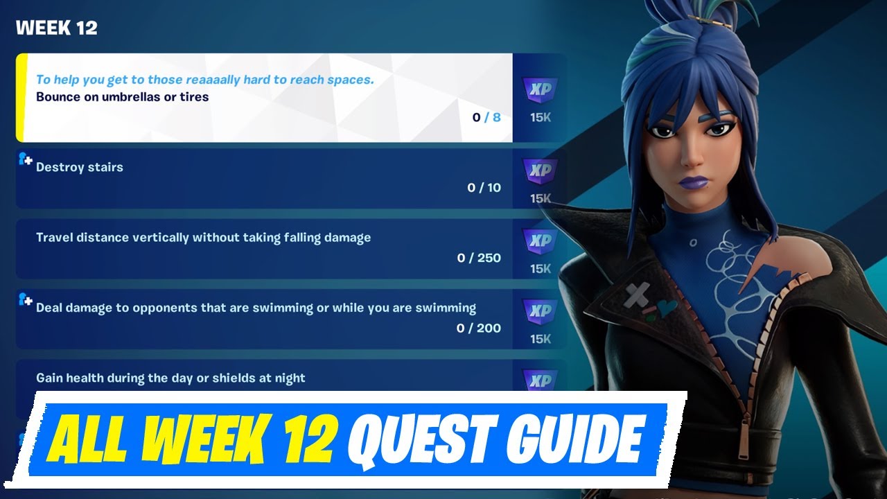 Fortnite Complete Week 12 Quests - How to easily Complete Week 12 ...