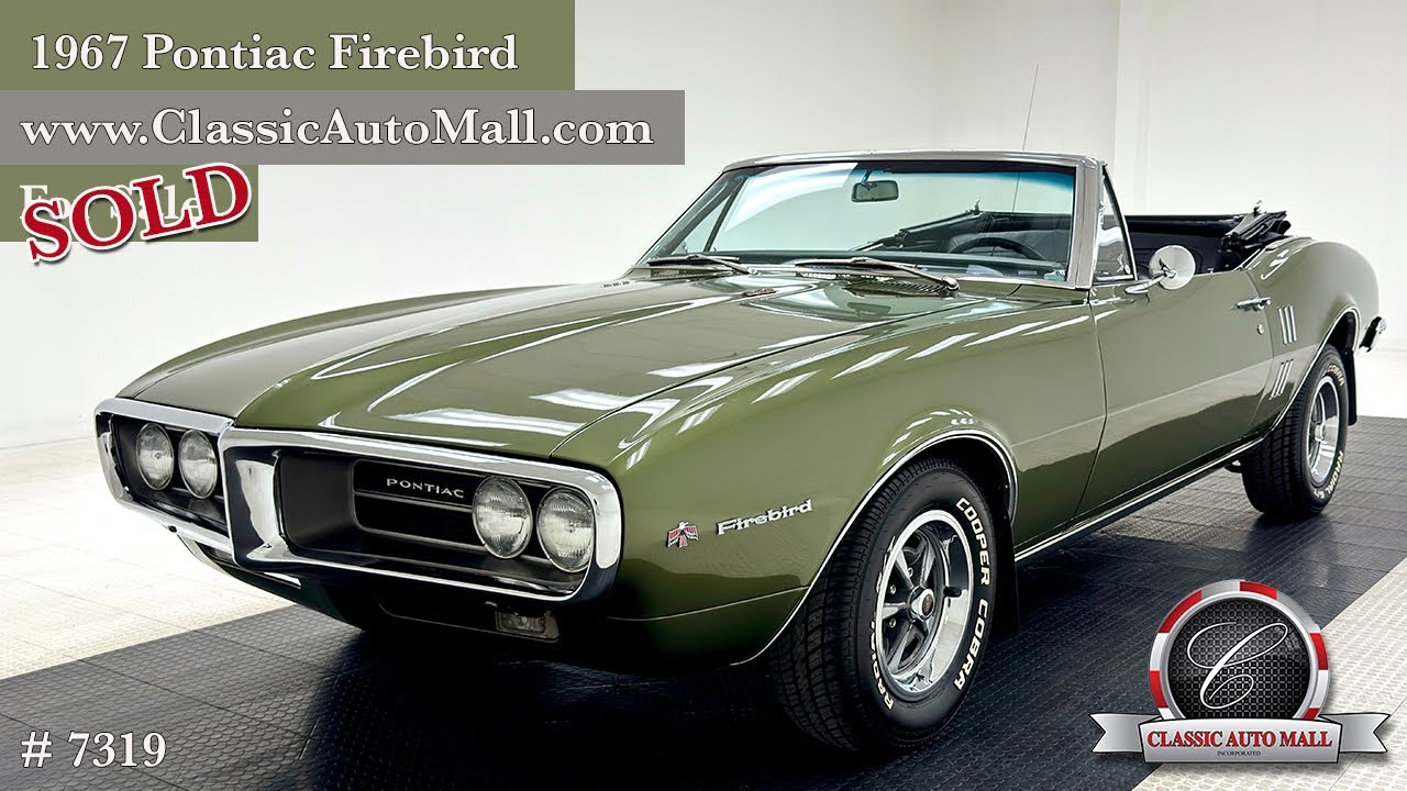 1967 Pontiac Firebird Green