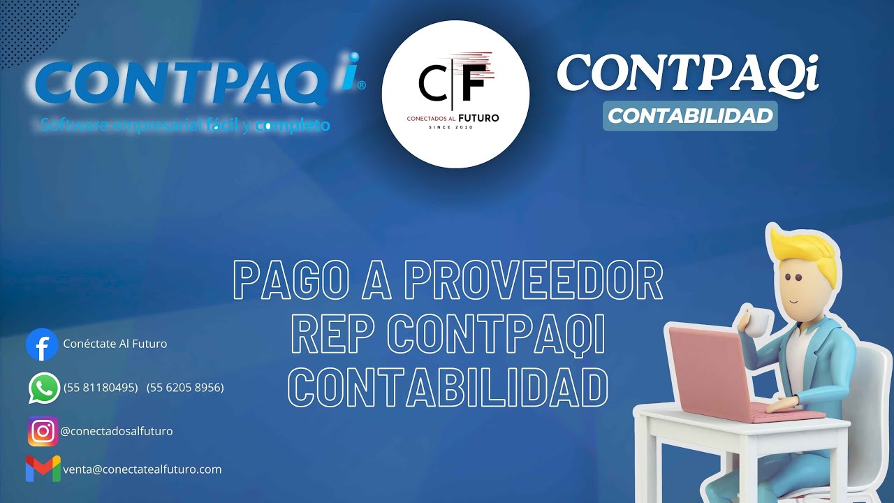 PAGO A PROVEEDOR REP CONTPAQI CONTABILIDAD - YouTube