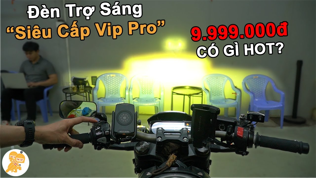 Review Nhanh ĐÈN TRỢ SÁNG CAO CẤP LOBOO L12 - Xe Ôm Shop - YouTube