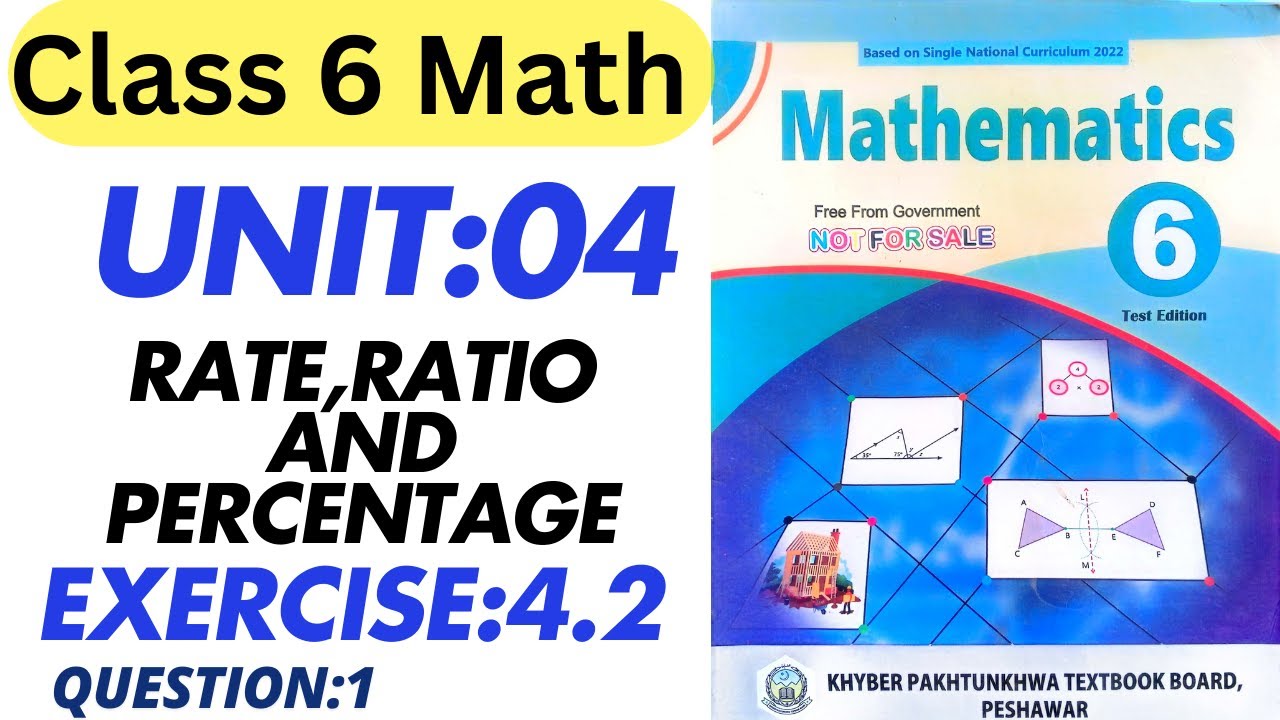 Class 6 Maths New Book Chapter 4 Exercise 4.2 Question 1 | Class 6th ...