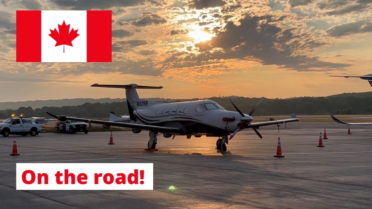A day in the life of a charter pilot! | Two day trip| Landing in Canada ...