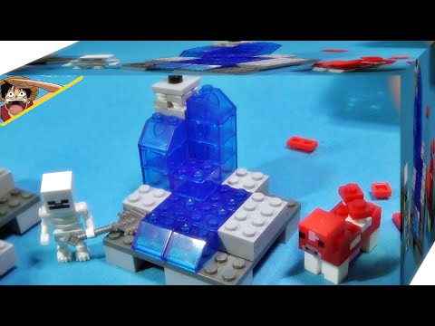 lele 마인크래프트 폭포 물과 스켈레톤 세트 박스 레고 짝퉁 Lego knockoff minecraft waterfall ...