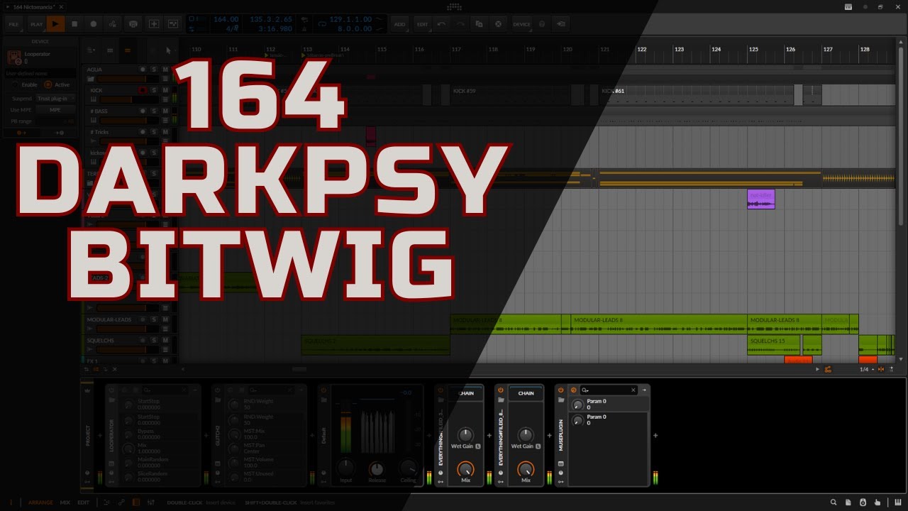 164 DARKPSY BITWIG #07 - YouTube