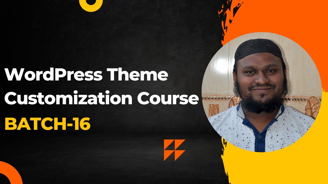 WordPress Theme Customization Course-Class-4 - YouTube