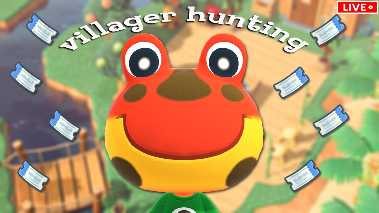 🔴ACNH LIVE: Where Is Drift? Let's Villager Hunt!🐸 - YouTube