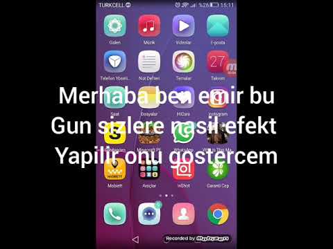 Efekt yapma programi