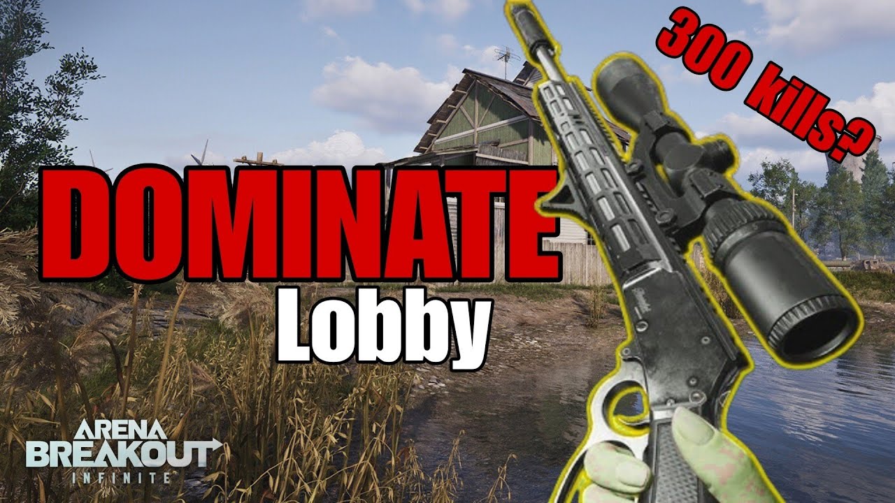 Cowboy DOMINATE lobby in arena breakout infinite - YouTube