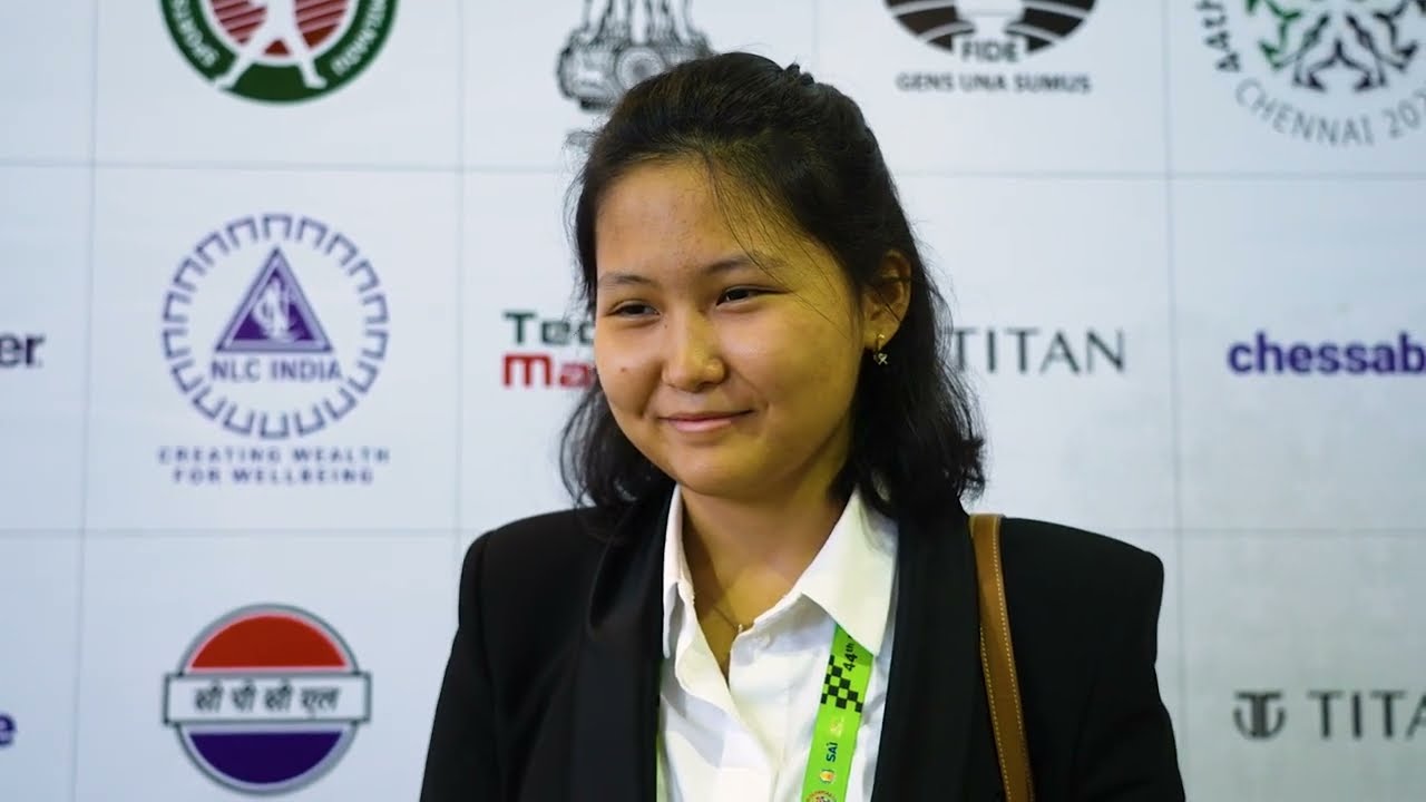 Interview with IM Bibisara Assaubayeva (Kazakhstan) | 44th Chess Olympiad, Round 9 | - YouTube