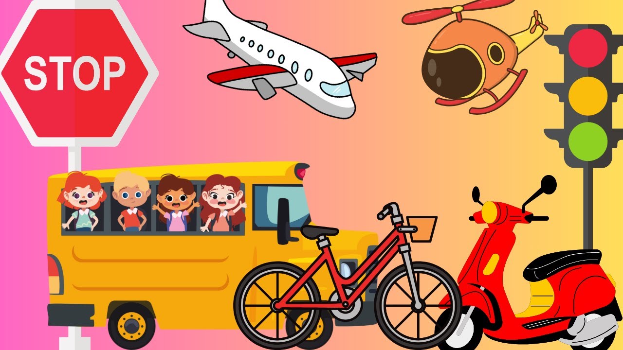 LEARN ABOUT TRANSPORTATION IN ENGLISH: KIDS SONG - YouTube
