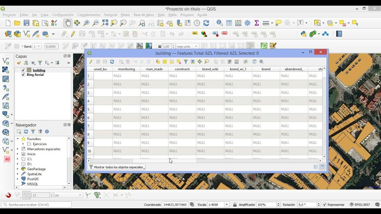 (QGIS) Exportar tabla de atributos a Excel / Export attribute table to Excel - YouTube