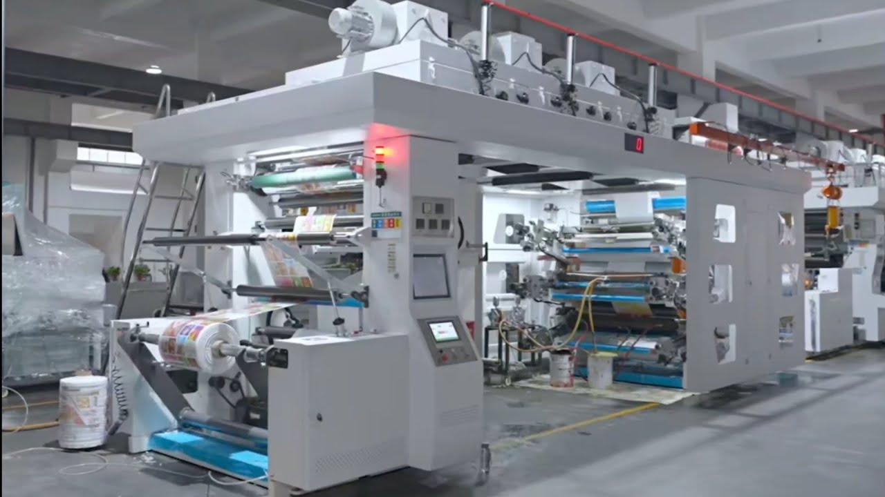 High Speed Flexographic Printing Machine - Supplier's Pride - YouTube