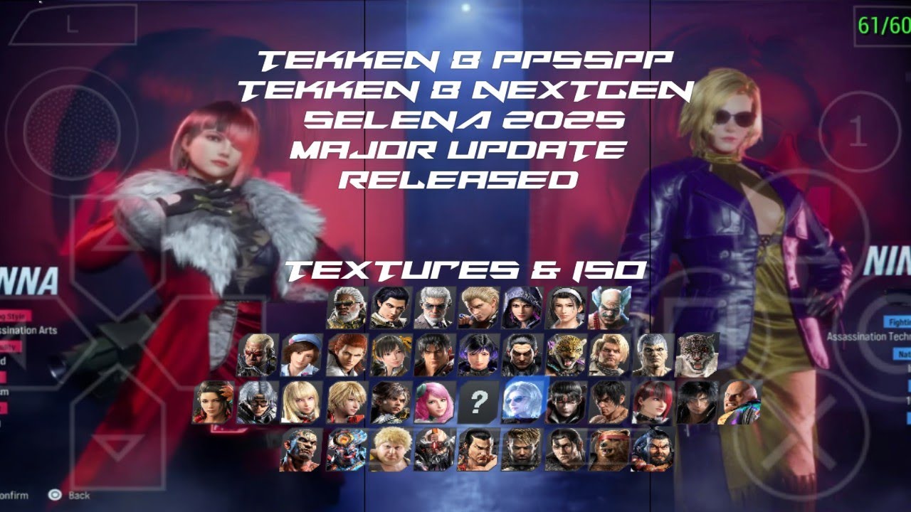 TEKKEN 8 PPSSPP | TEKKEN 8 NEXTGEN SELENA 2025 MAJOR UPDATE RELEASED ...