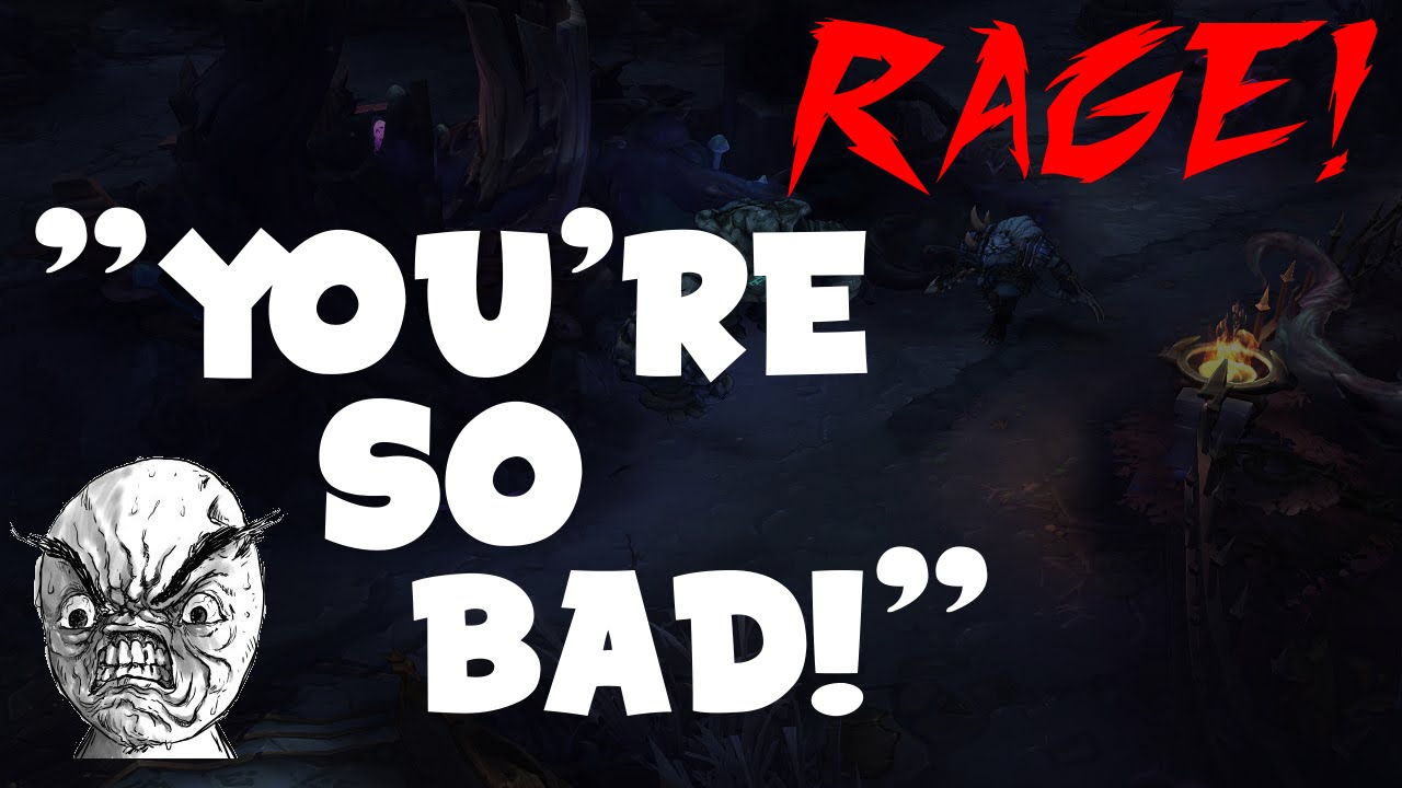 League of Legends RAGE Match - YouTube