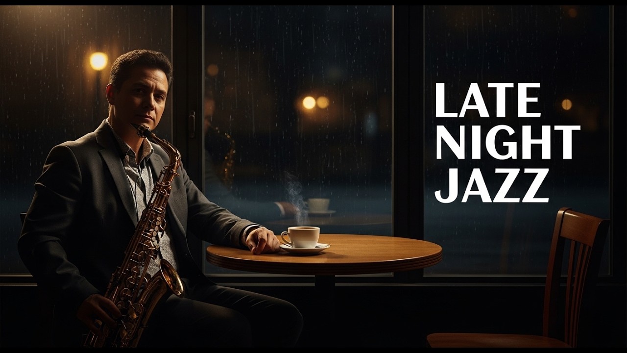 Late Night Sax ☕ | Relaxing Coffee Jazz for Stress Relief - YouTube