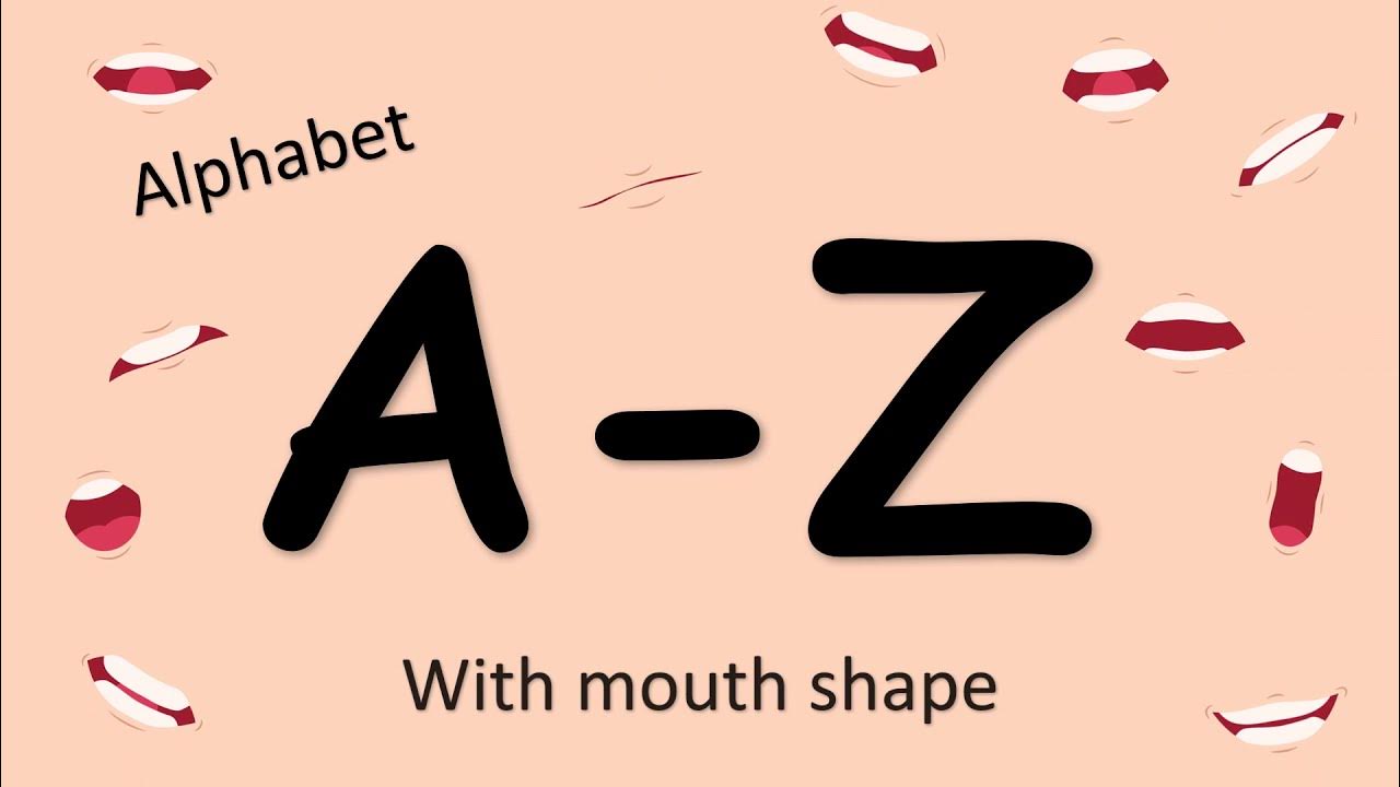 Alphabet | ABC | With Mouth Shape | A-Z | Kids | babies | Preschool ...