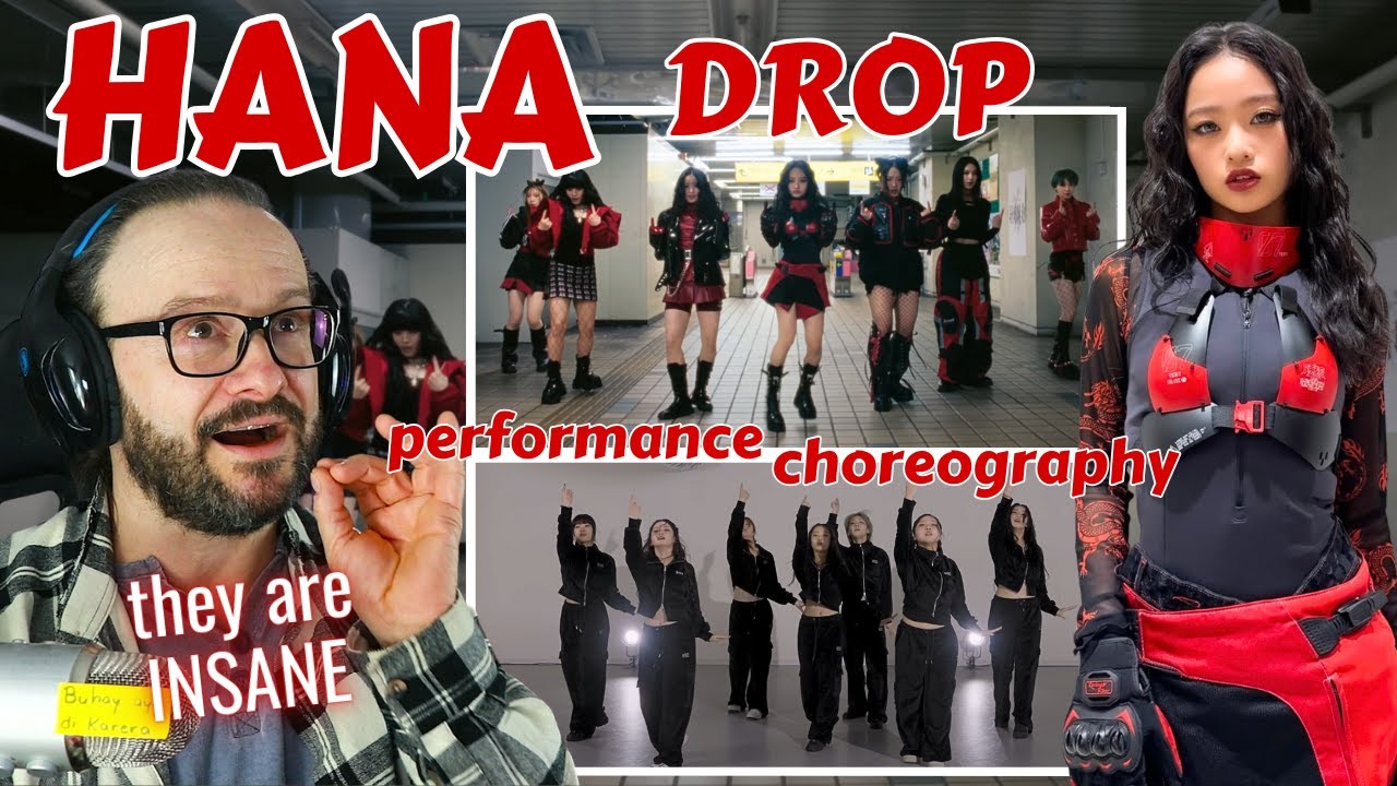 very unique!! HANA / Drop -Performance + Choreography video reaction ...