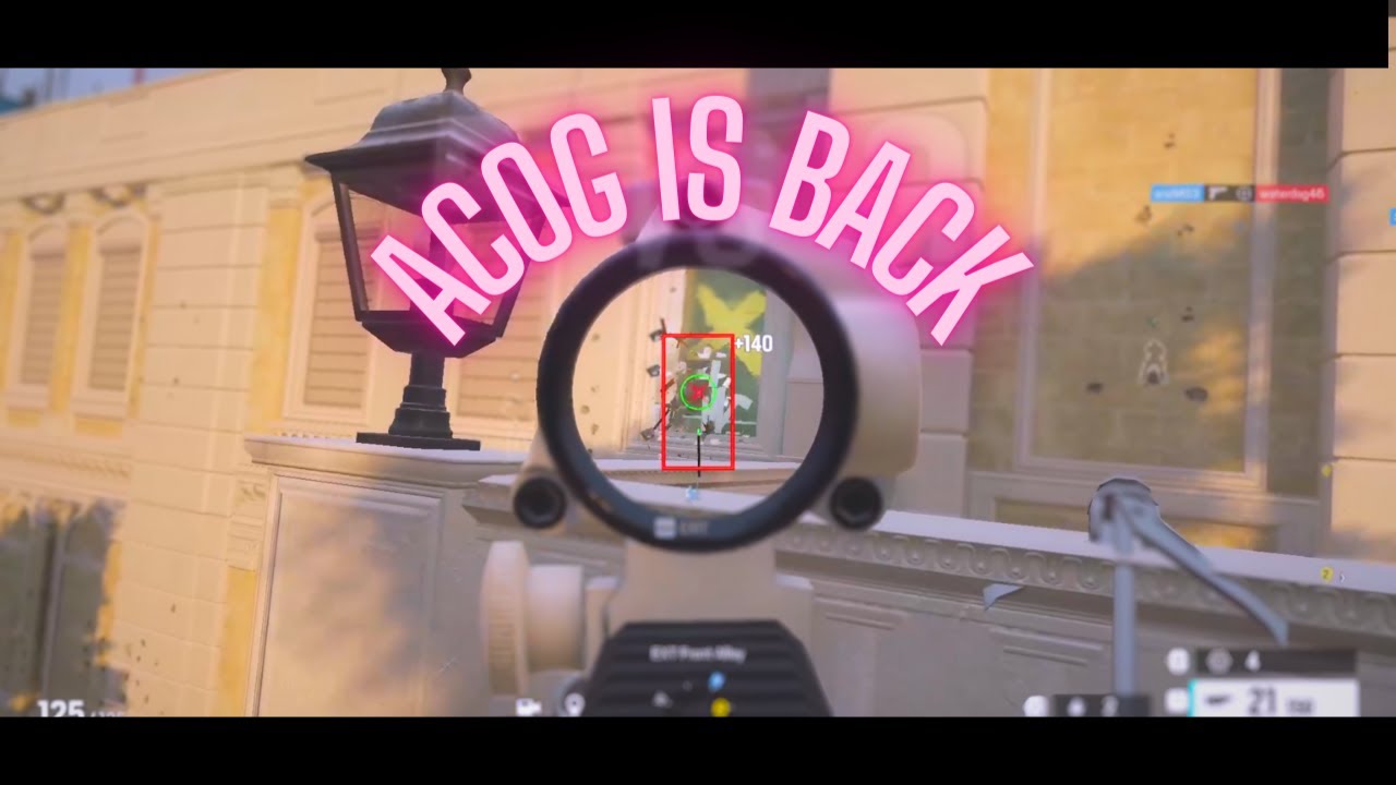 This is how to play *ACOG* in the new season | R6 Siege Moments - YouTube