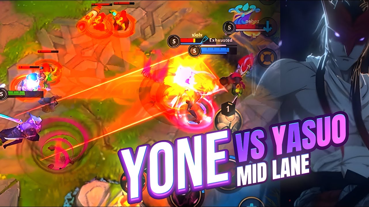 Yone vs Yasuo Mid – Full Gameplay & Builds | Wild Rift Ranked - YouTube