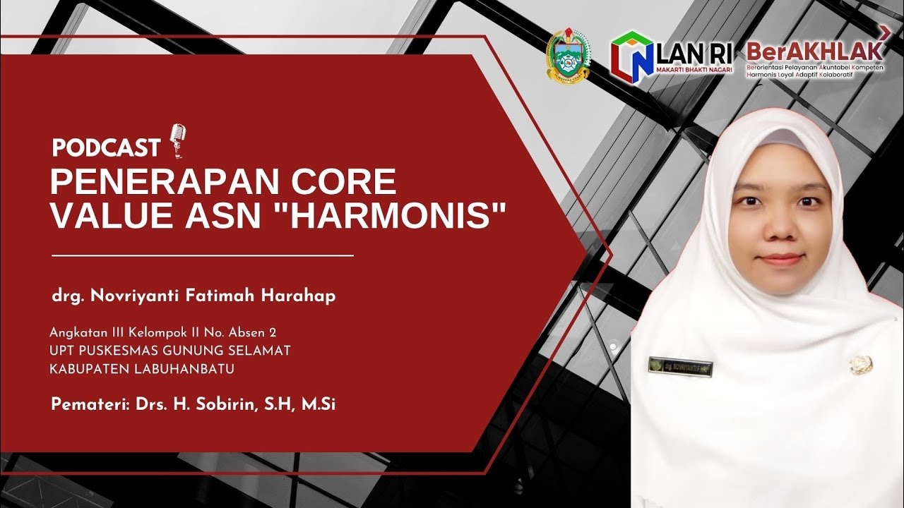 Penerapan Core Value ASN "Harmonis" - Latsar CPNS 2023 - YouTube