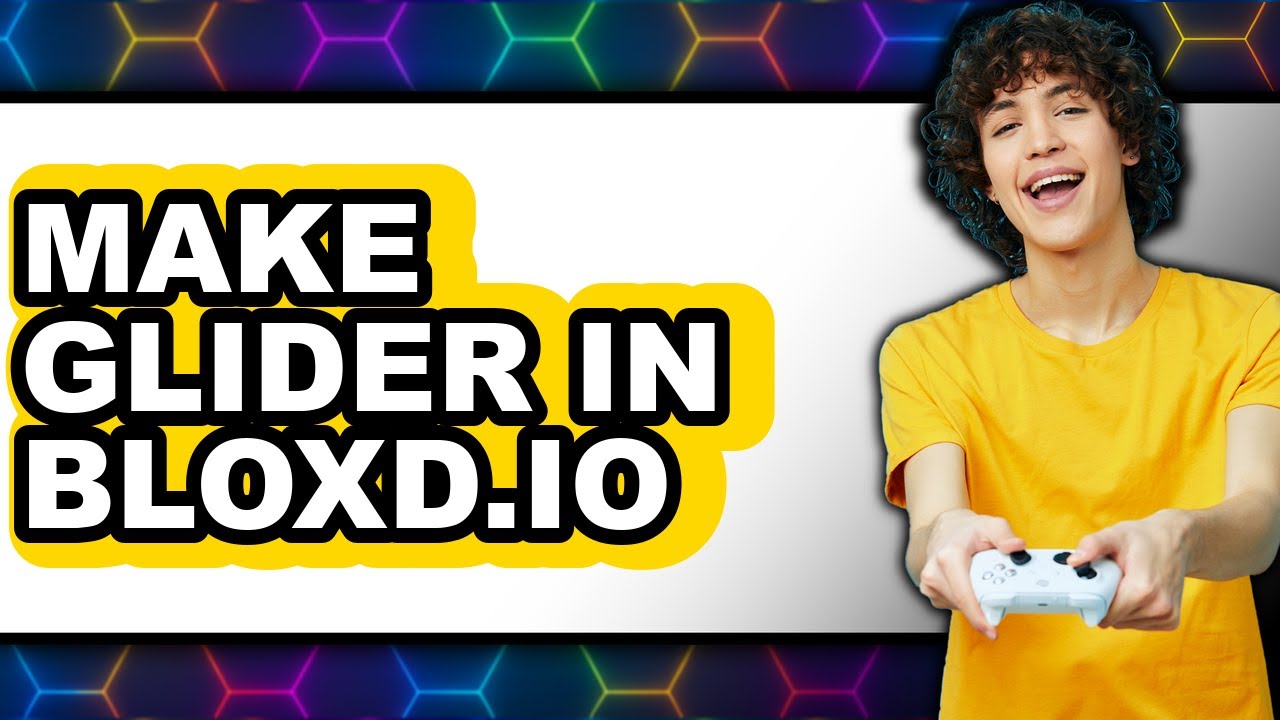 How To Make Glider In Bloxd.io (Updated) - YouTube