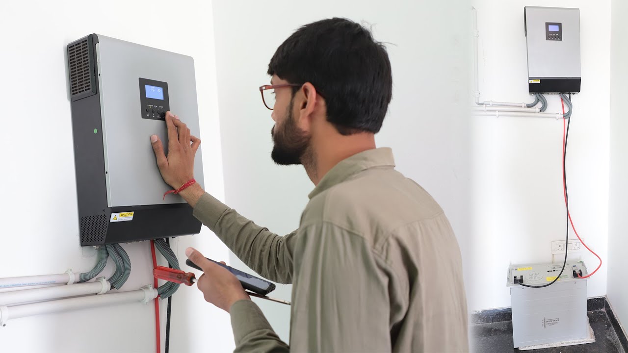 How to Install Inverter Battery for Farmhouse? 5kWh High Capacity ...