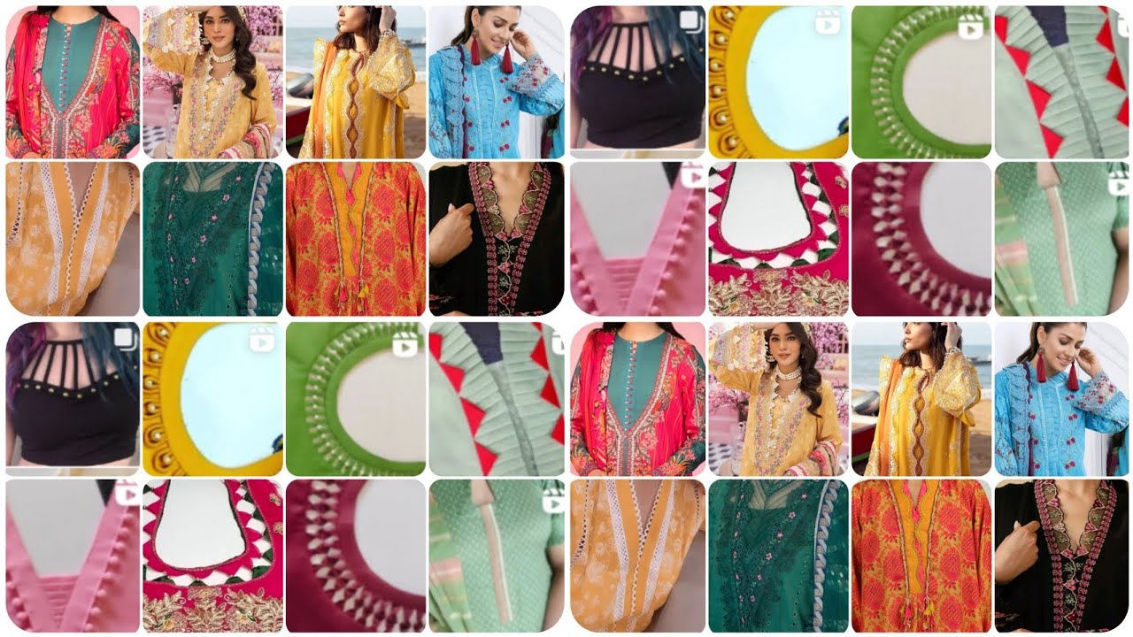 Best neck design for girls/new neck design/suit neck design/ - YouTube