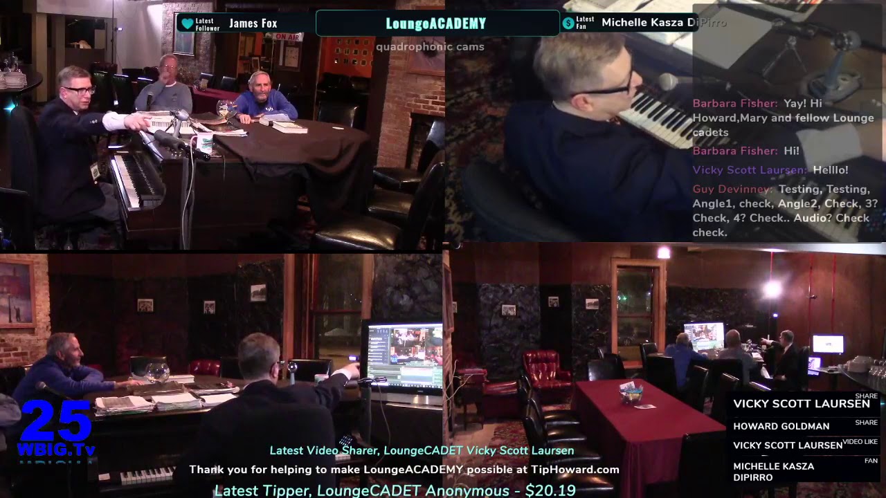 Nov 22, 2019 Howard Goldman Live Stream LoungeACADEMY BuffaloSongMuseum ...