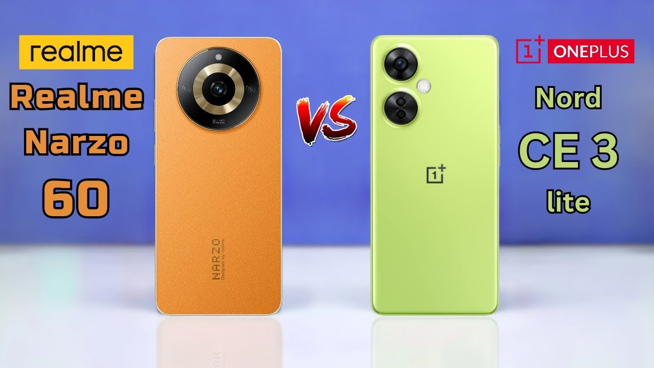 Realme Narzo 60 vs OnePlus Nord CE 3 Lite - Comparison - Display ...