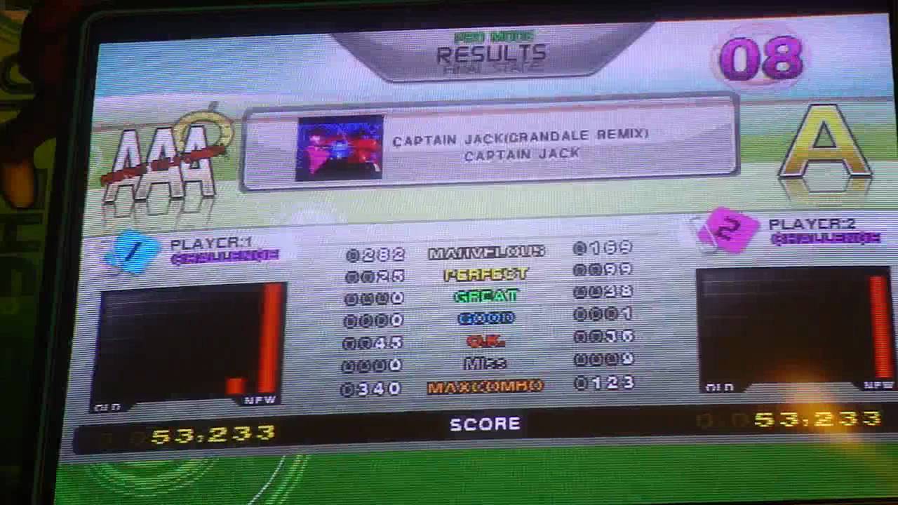 Captain Jack Challenge PFC DDR X2 AC - YouTube
