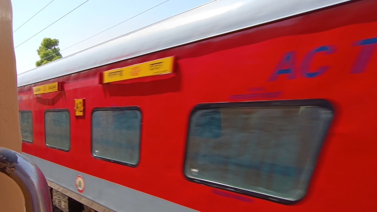 First LHB Run of 14707 Ranakpur Express - YouTube