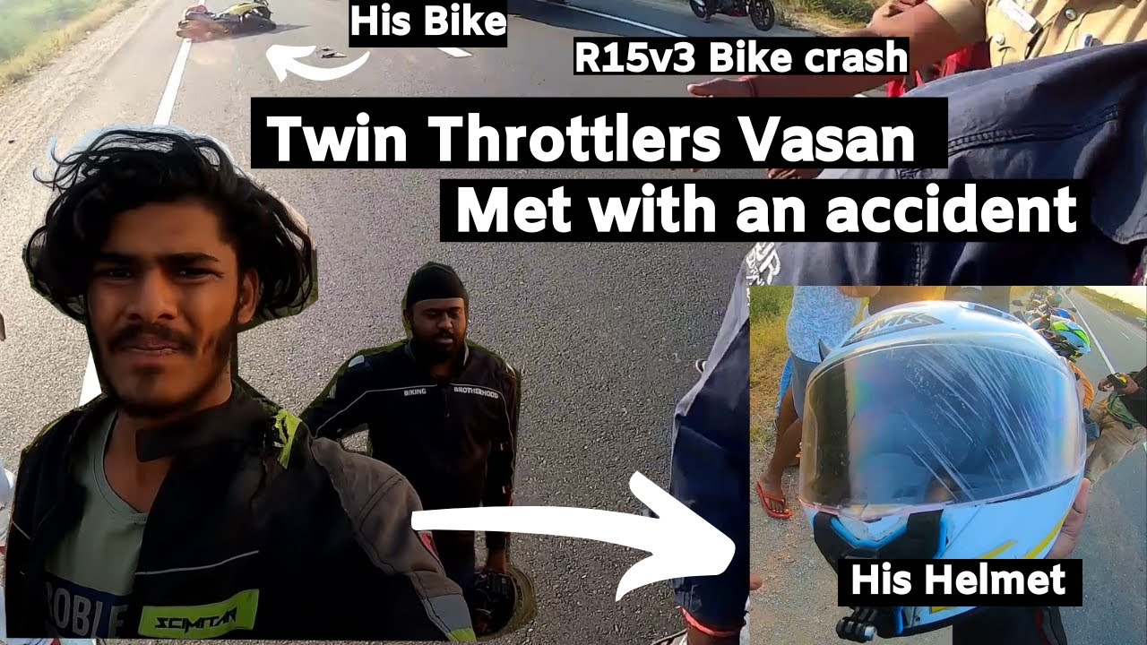 TTF Vasan Met with an Accident 😭 | R15v3 | He was Injured 🤕 | R15v3 ...